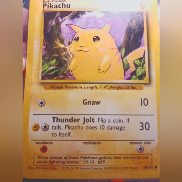 Pokemon | Other | Pokemon Base Set Yellow Cheeks 582 | Poshmark